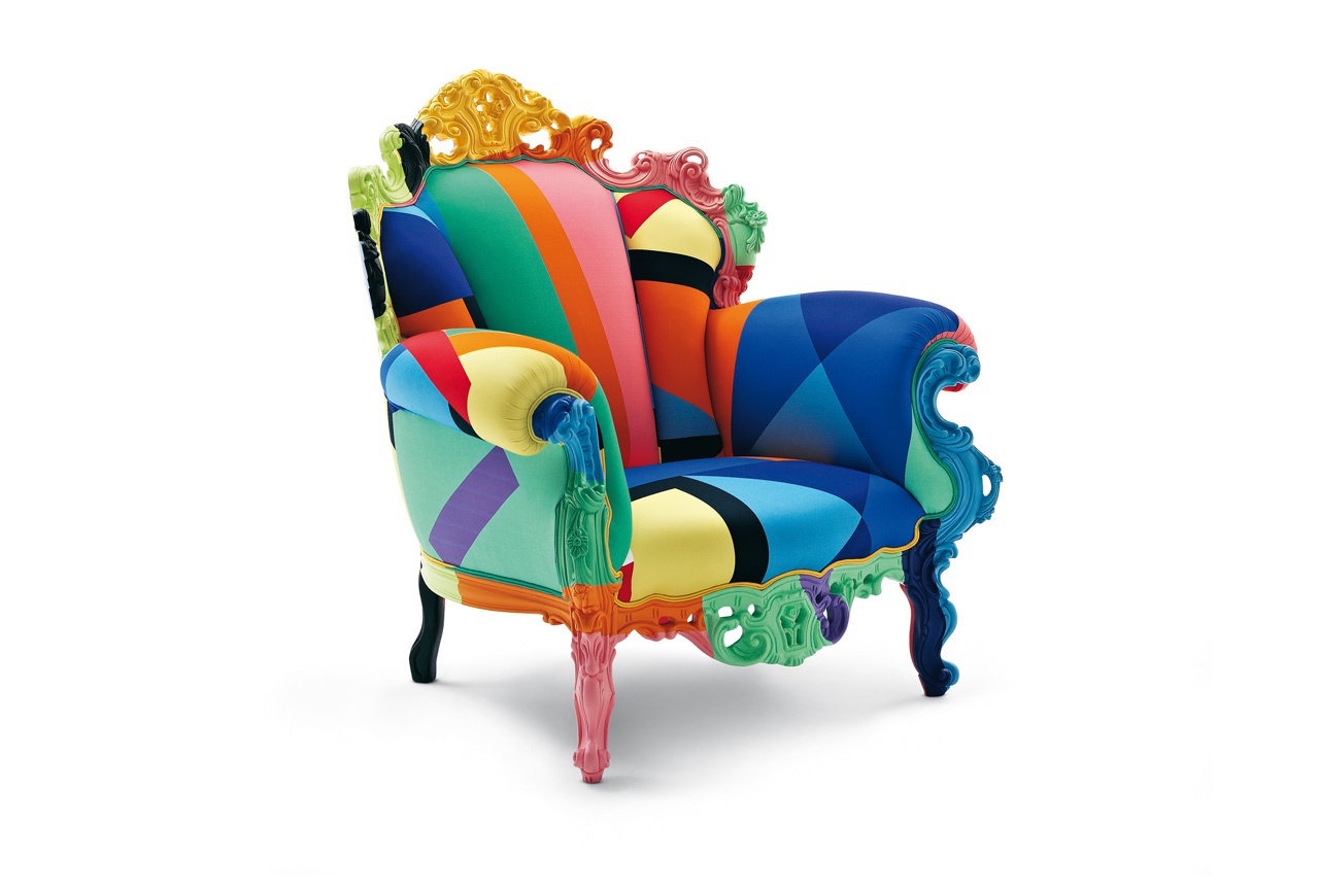 The Proust armchair with carved wooden frame, Cappellini - Luxury ...