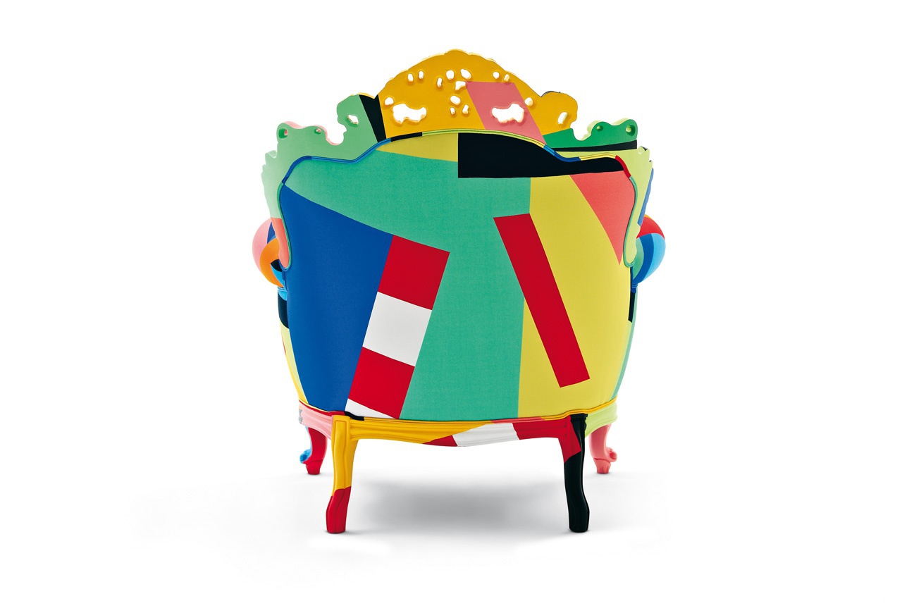 The Proust armchair with carved wooden frame, Cappellini - Luxury ...