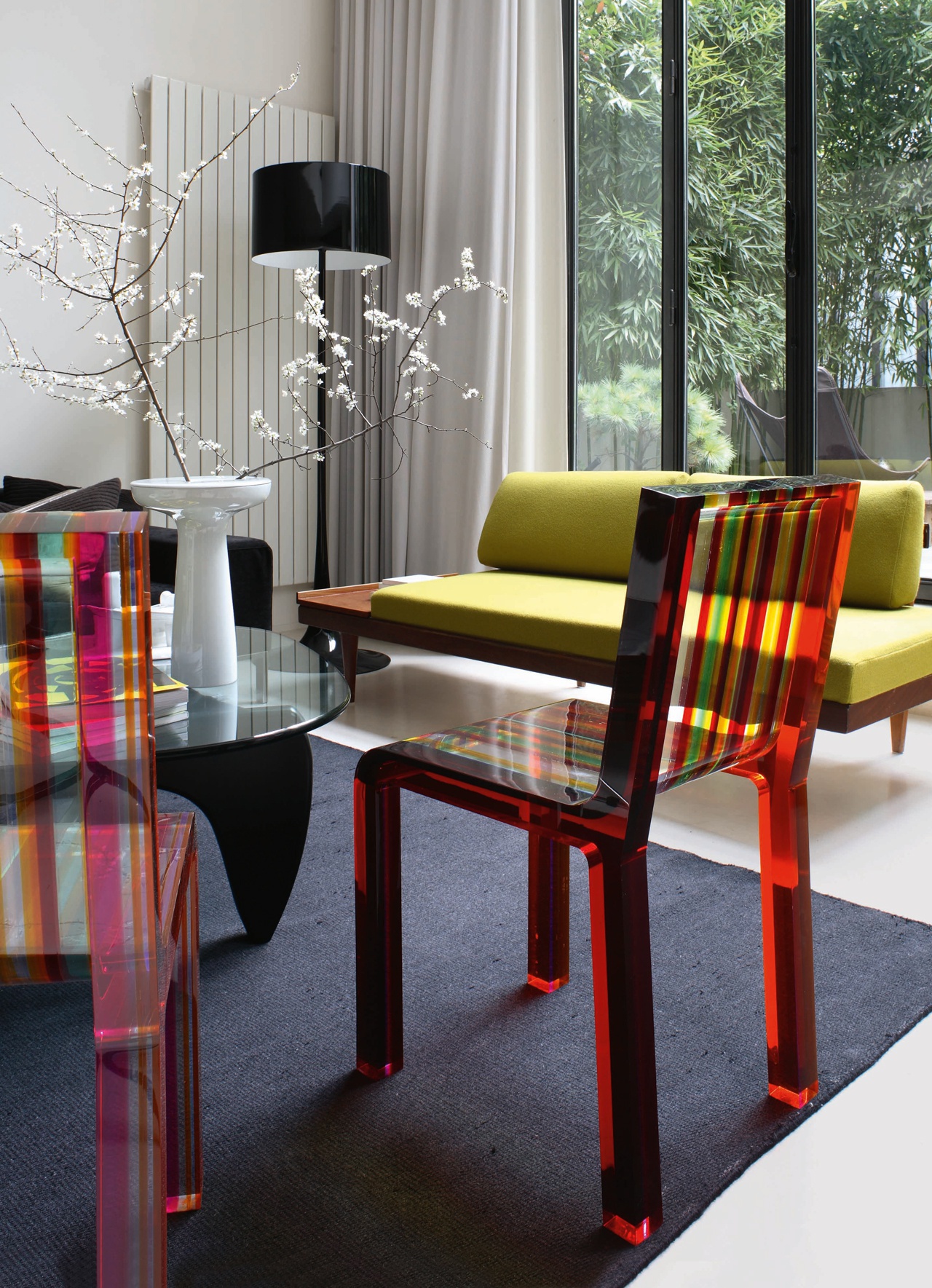 Chair Rainbow Chair with a frame made of plastic, Cappellini - Luxury ...