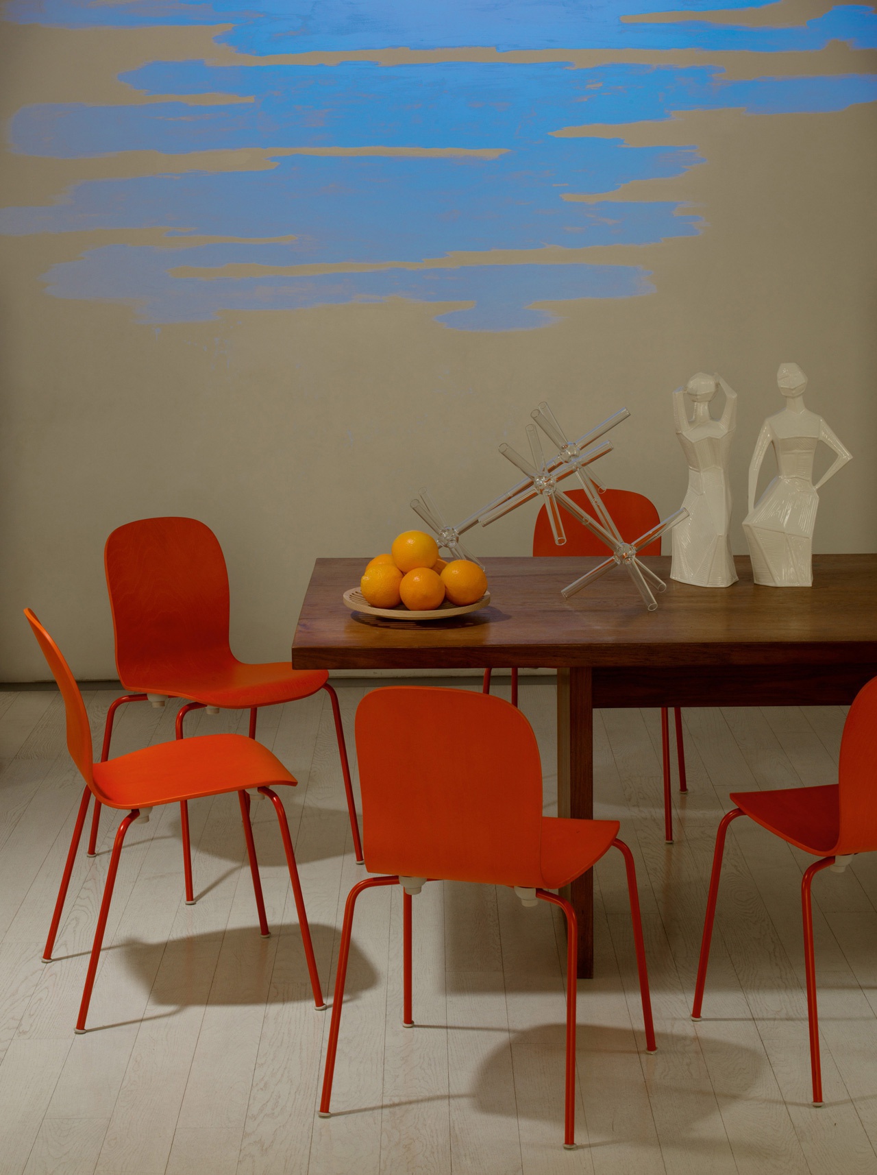 Tate Color chair with a frame made of metal, Cappellini - Luxury ...