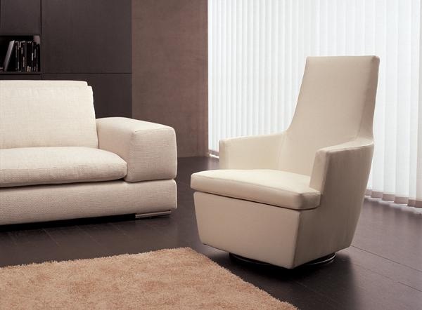 The high-backed chair Diva, CTS Salotti - Luxury furniture MR