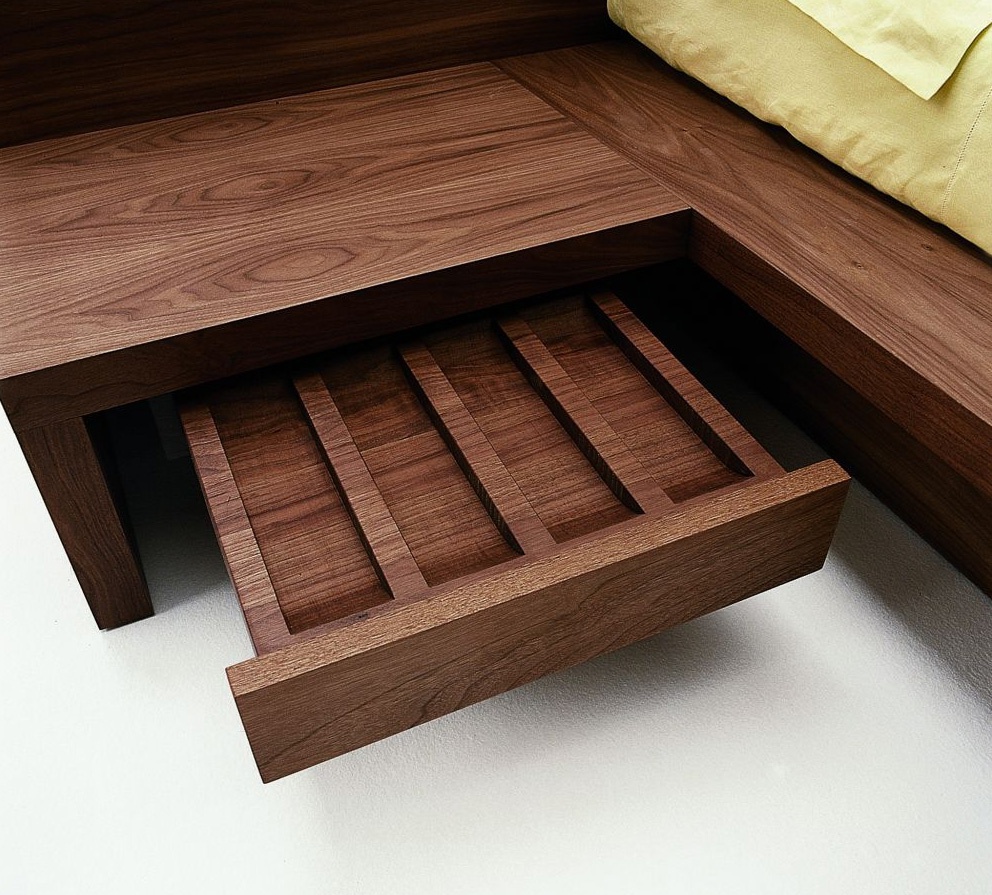 Double bed frame solid wood Como, Riva 1920 - Luxury furniture MR