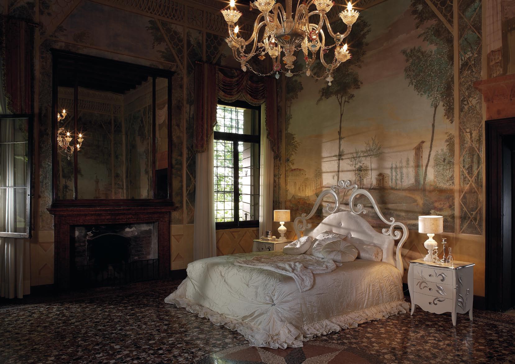 Set for bedroom white with natural wood, Giorgio Piotto - Luxury ...