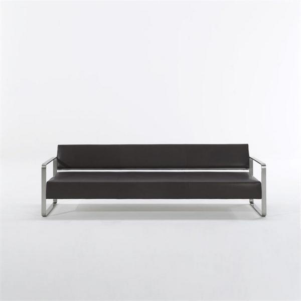 Two seater sofa on a metal frame Domino, Matteograssi - Luxury furniture MR