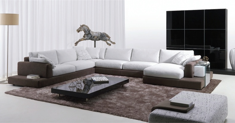 Modular sofa, Diagonal - Natuzzi - Luxury furniture MR