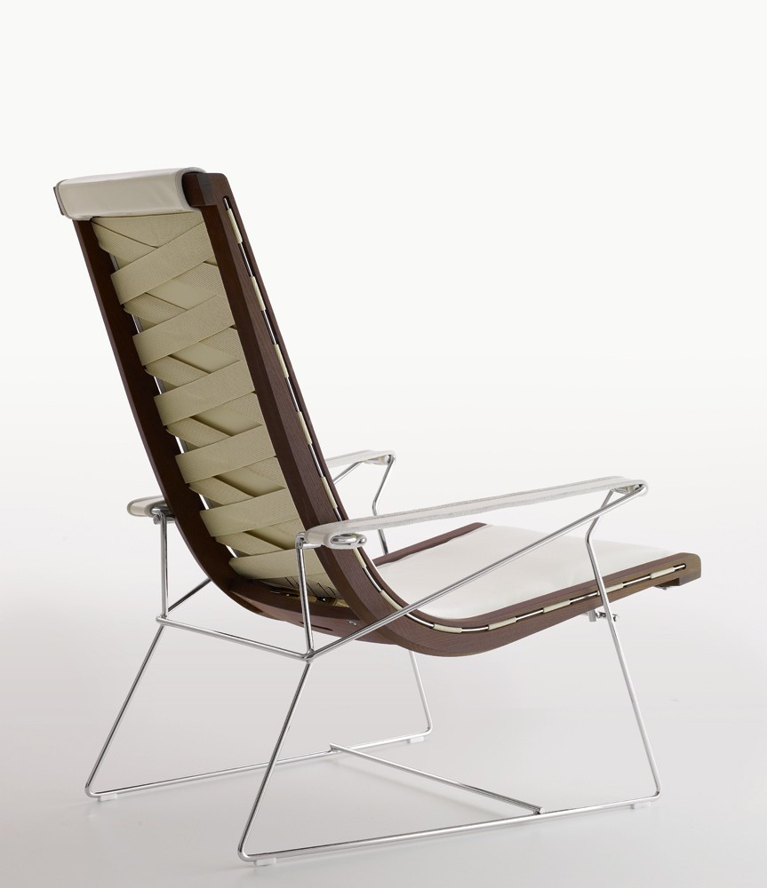 Chair with armrests, J. J - B & B Italia - Luxury furniture MR