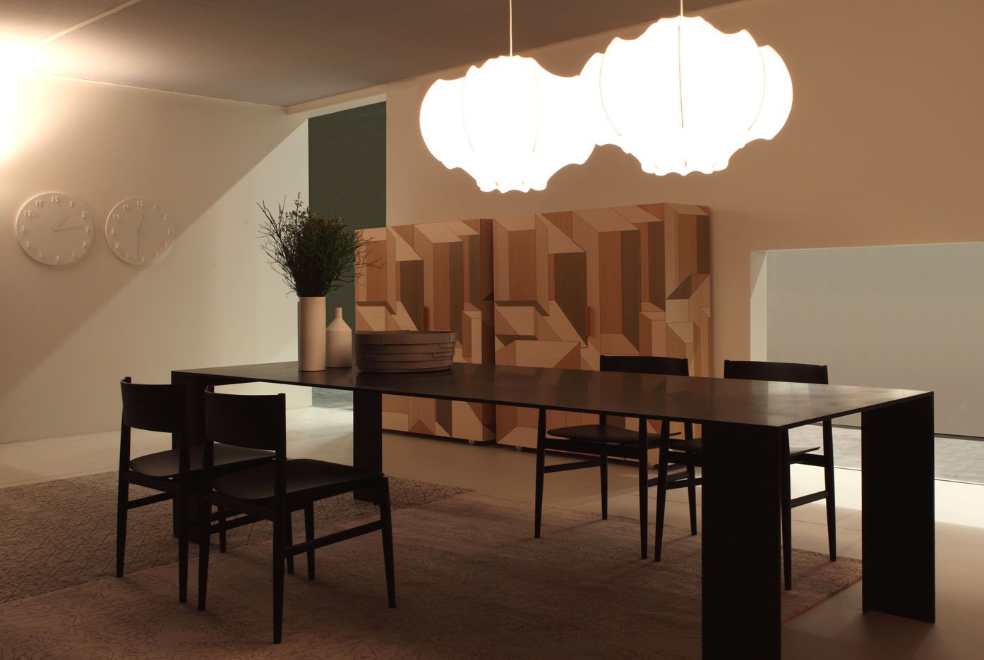 Dining table Metallico metal, Porro - Luxury furniture MR