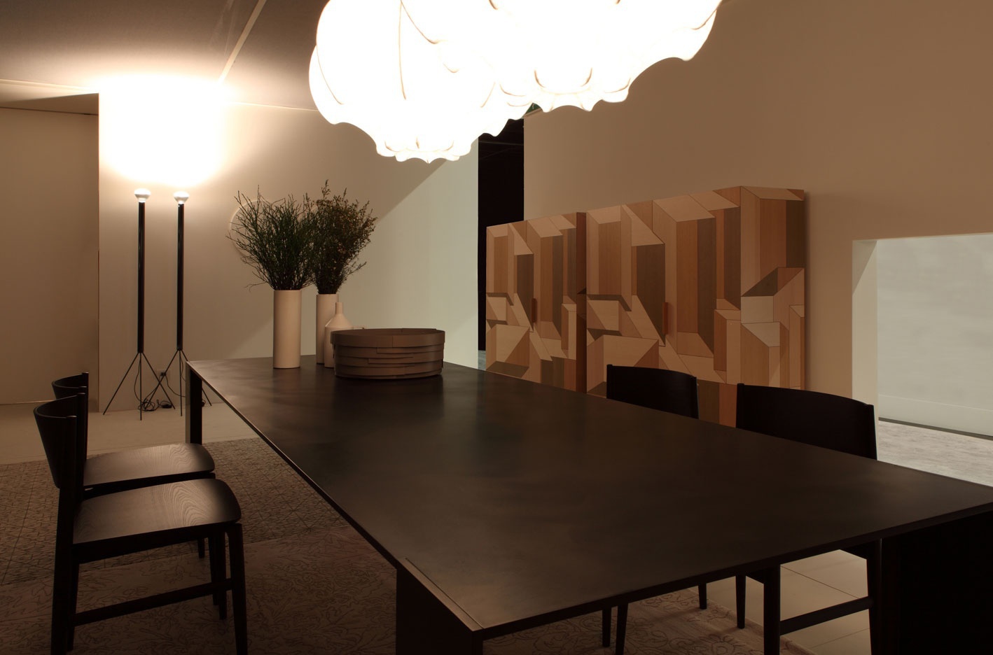 Dining table Metallico metal, Porro - Luxury furniture MR