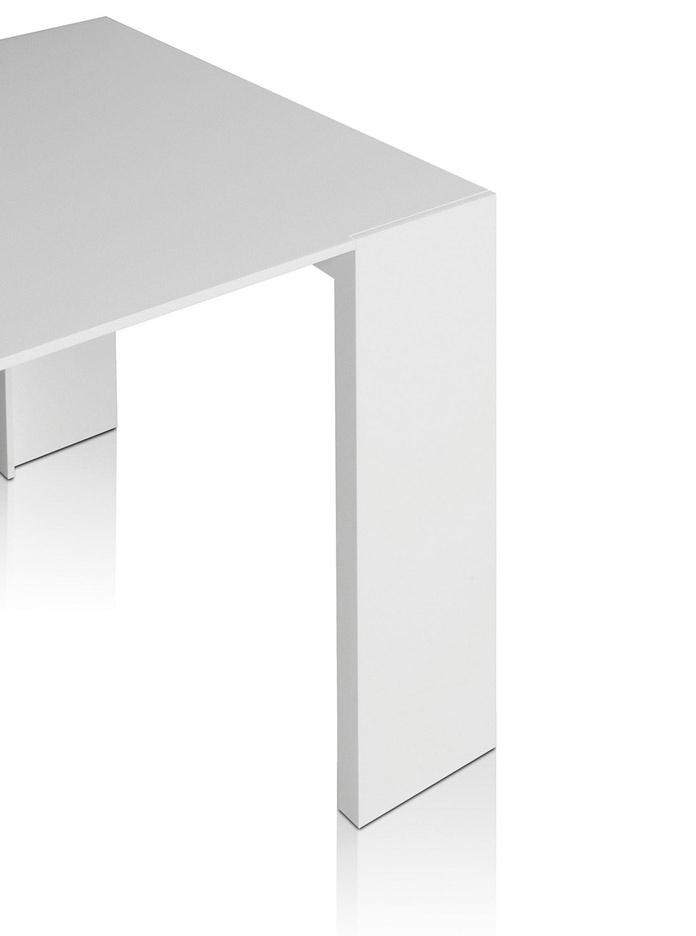 Dining table Metallico metal, Porro - Luxury furniture MR