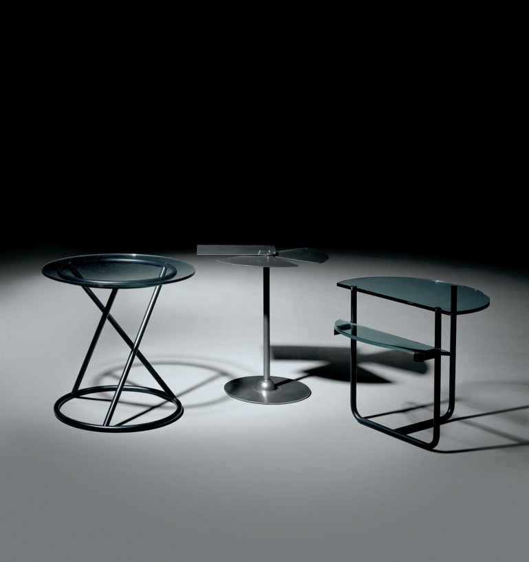 Round coffee table with frame of steel Museum, Alivar - Luxury furniture MR