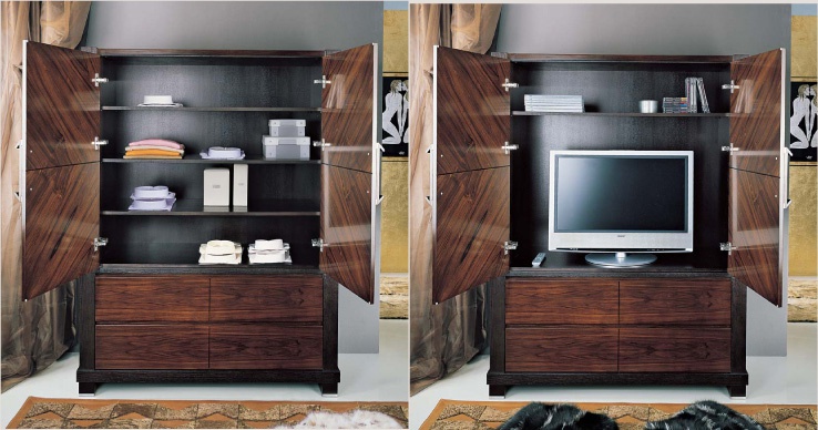 Wardrobe low lying Paradiso, Giorgio Collection - Luxury furniture MR