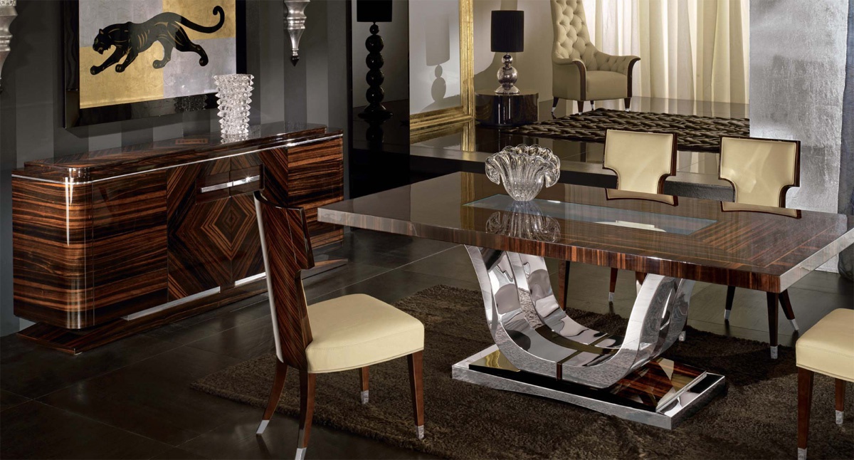 Dining chair with high back Luna, Giorgio Collection - Luxury furniture MR