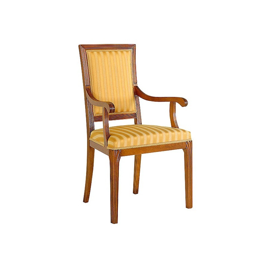 Chair with armrests and padded backrest Selva - Luxury furniture MR
