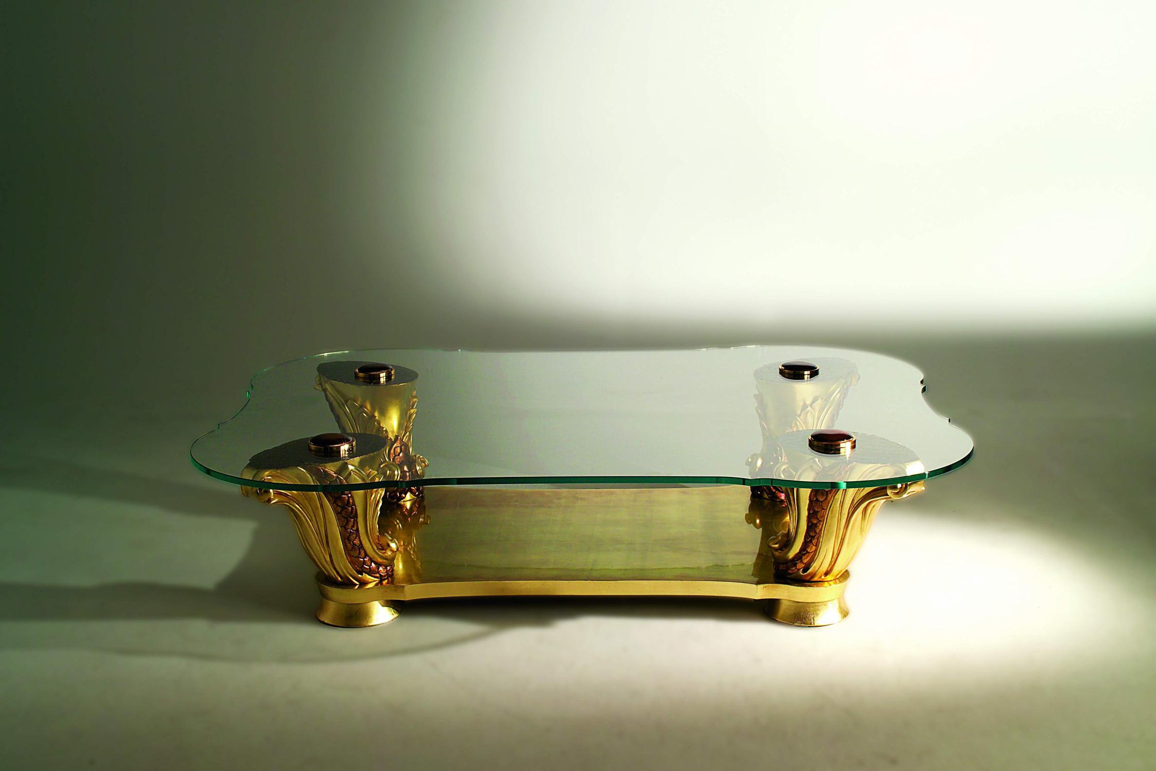 Coffee table with legs made of wood Il Gusto Dei Principi, Colombo ...