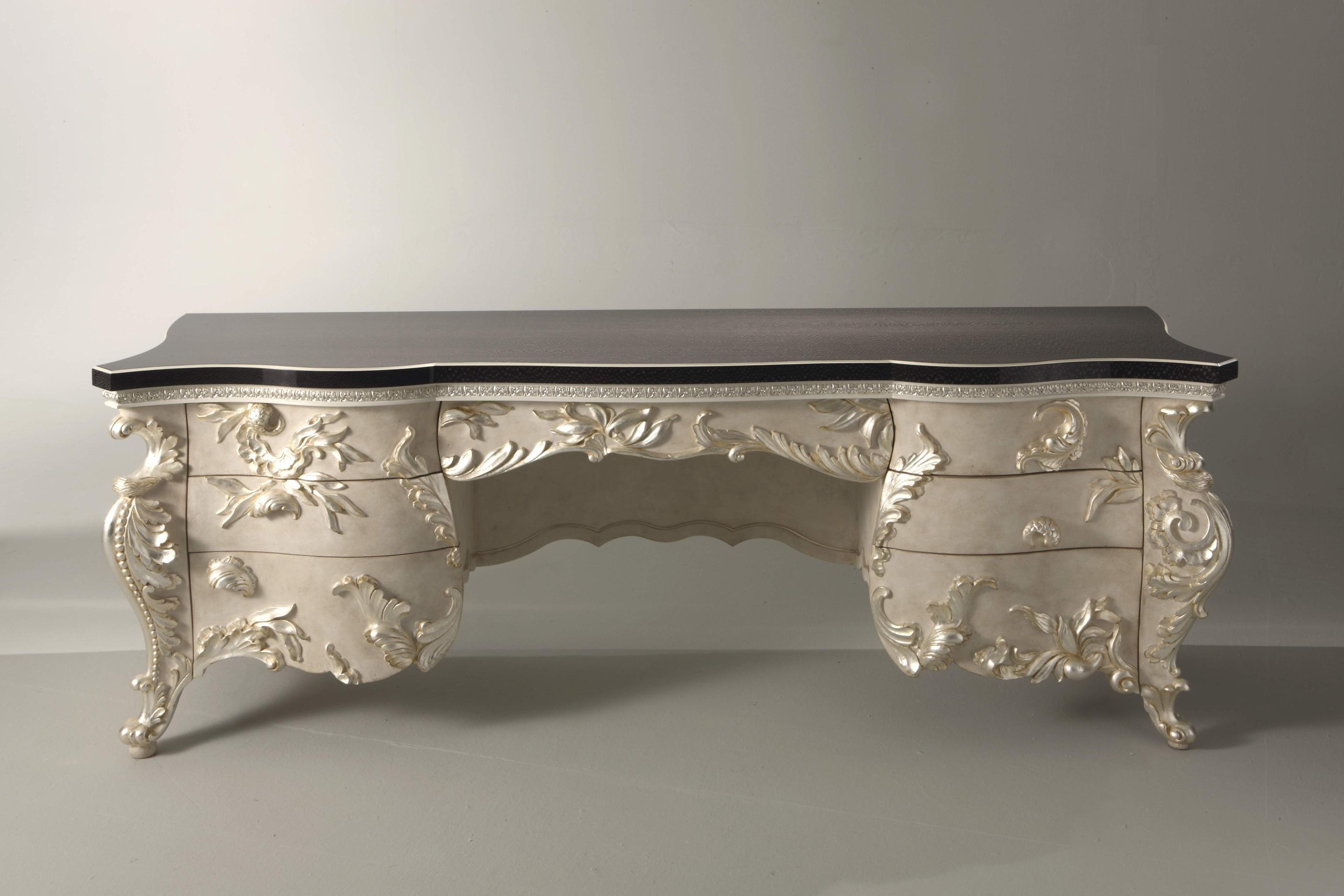 Desk natural wood Pompadour, Colombo Stile - Luxury furniture MR