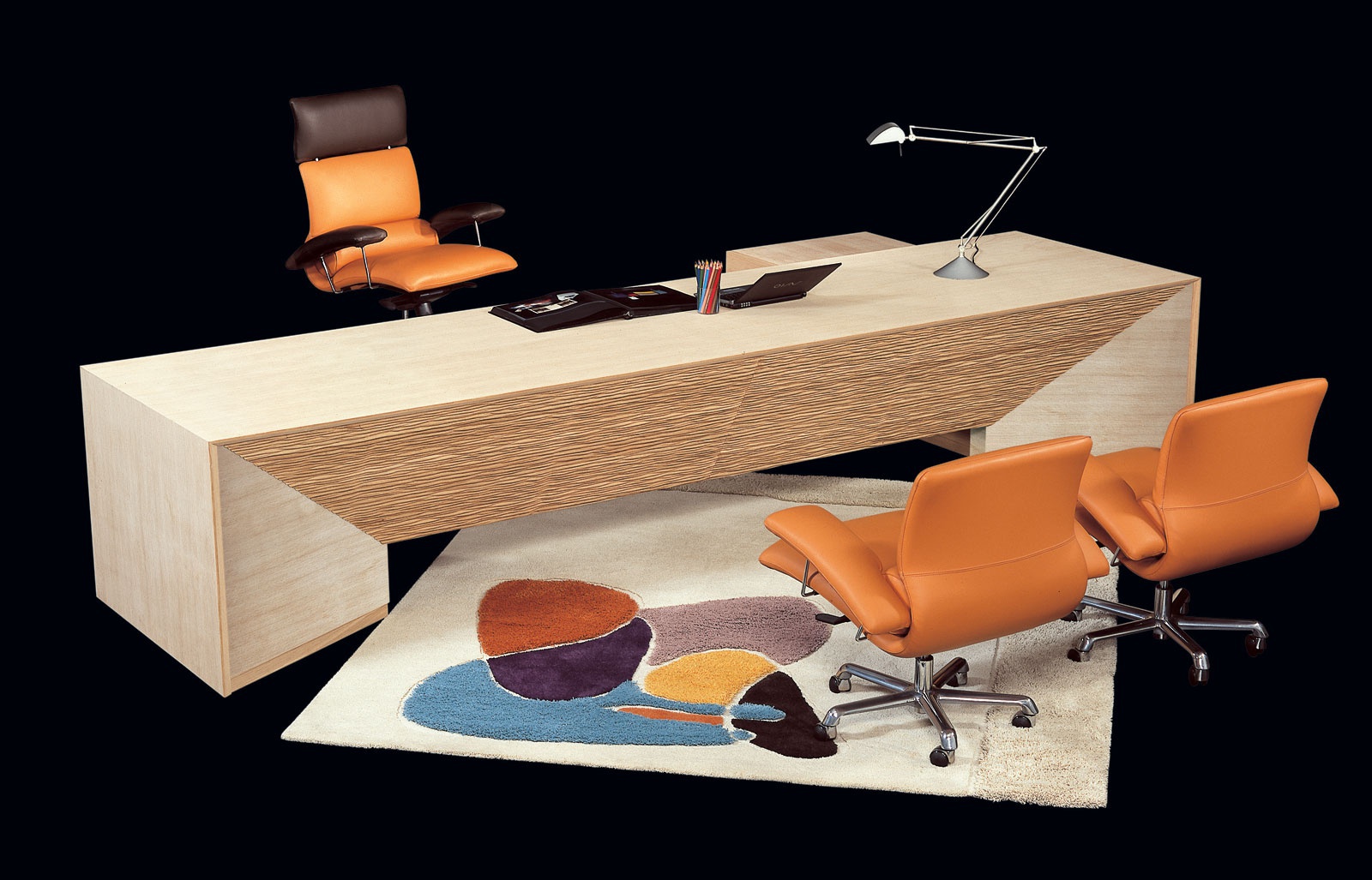 The Riga scrivania Desk with drawers, Loft Il - Luxury furniture MR