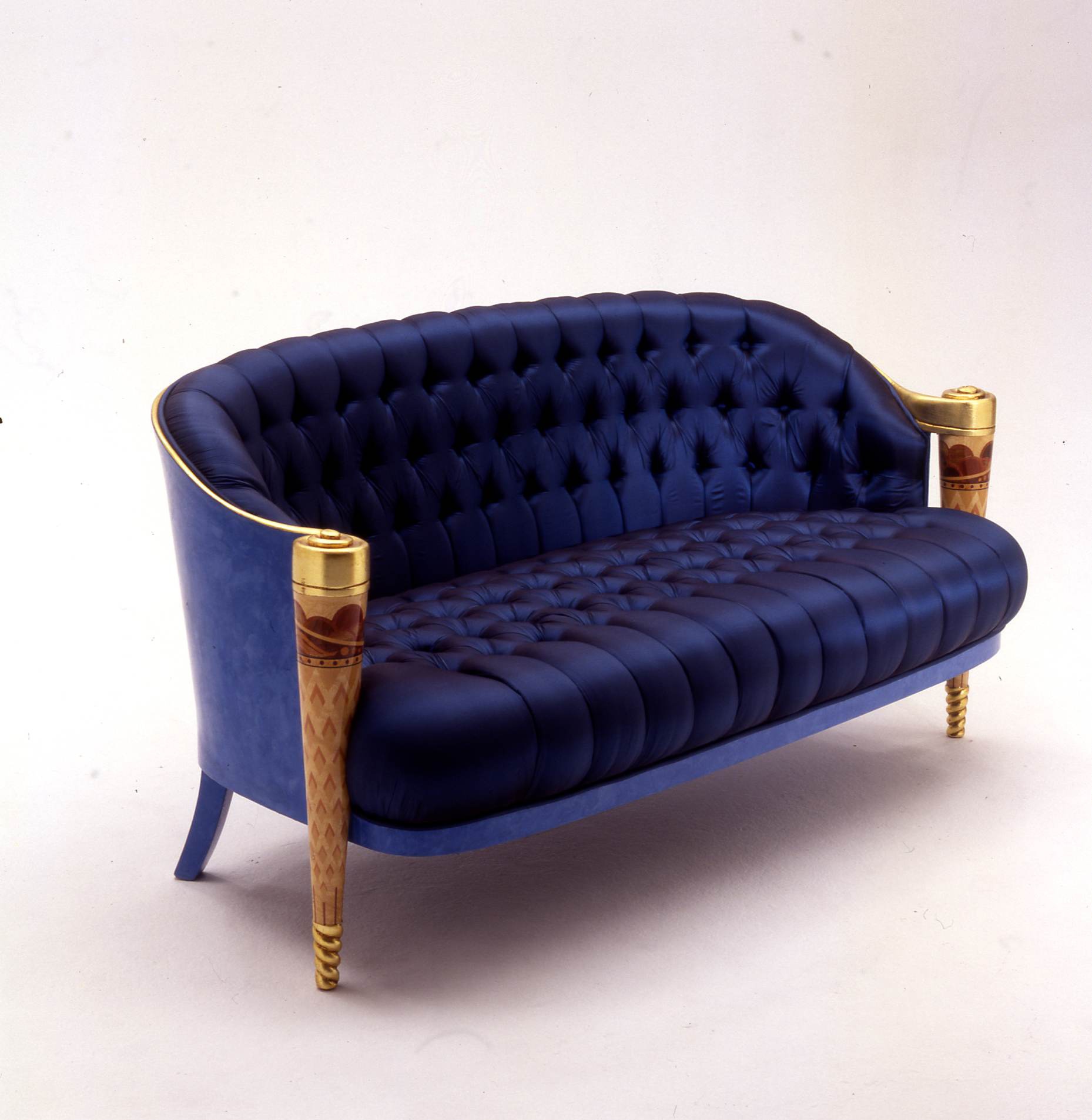 Two seater sofa made of natural wood Rampazzi, Colombo Stile - Luxury ...