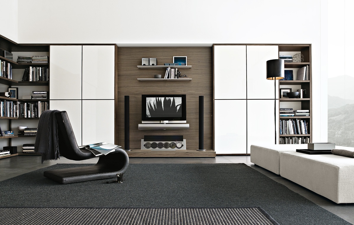 Living Room Modular Storage Systems - Dream House