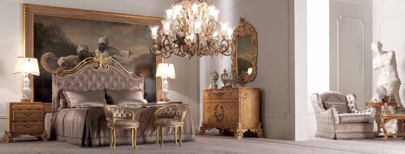 Double bed with high upholstered headboard, Jumbo Collection - Luxury ...