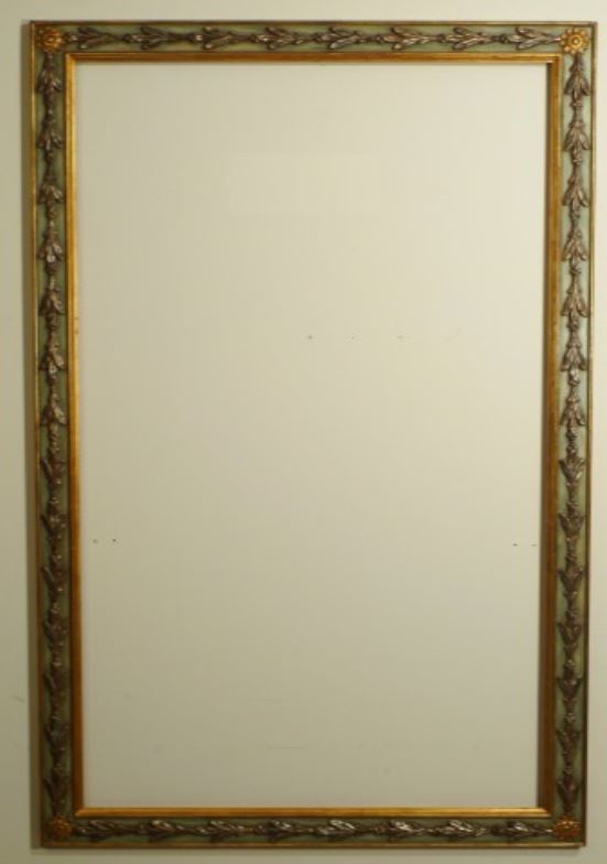Rectangular mirror with hand-carved Chelini - Luxury furniture MR