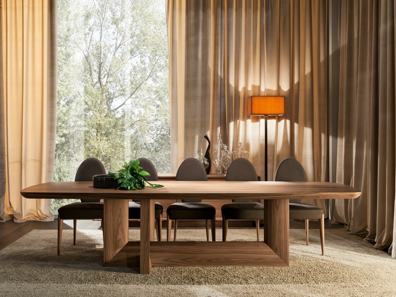 Dining table made of wood Indigo, Selva - Luxury furniture MR