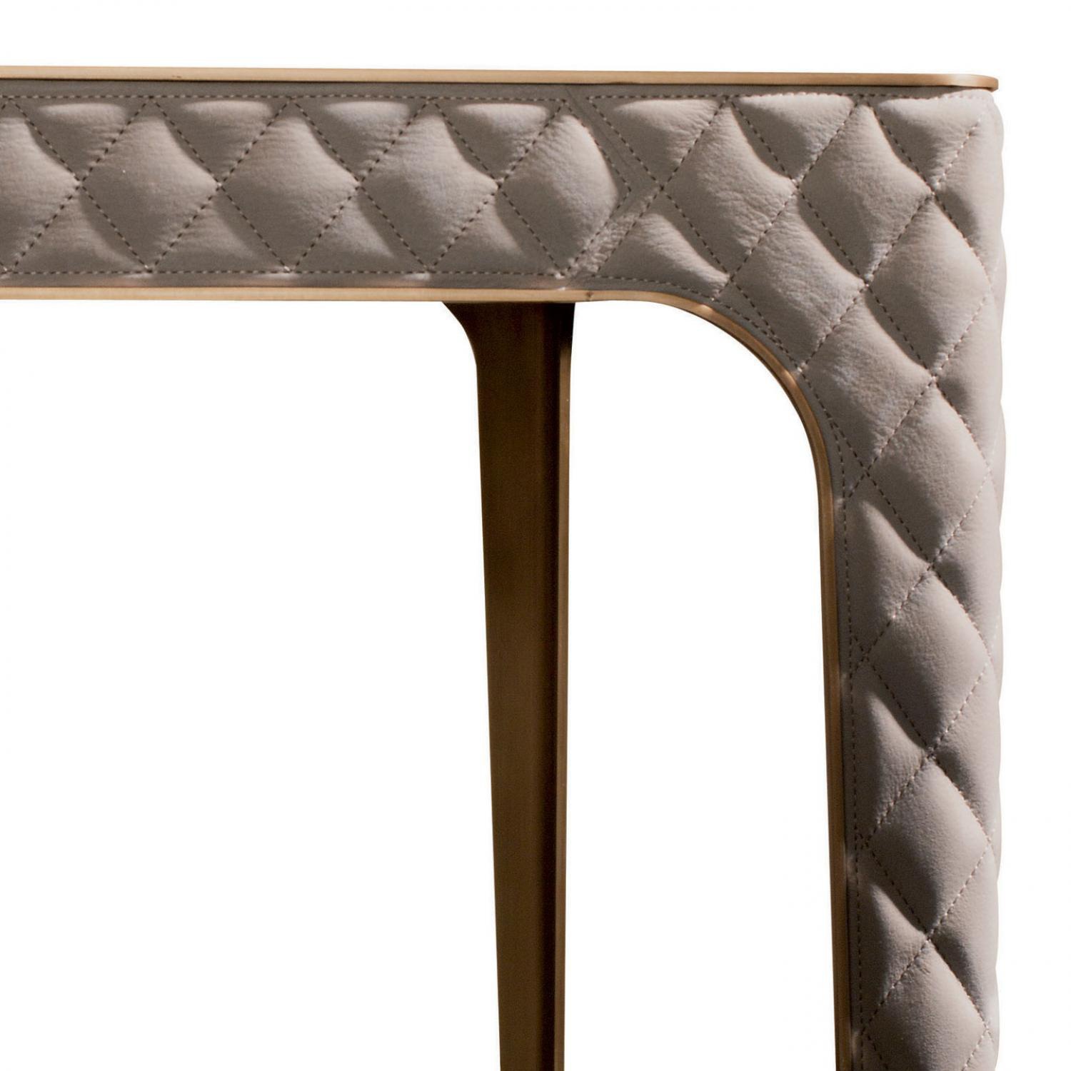 Console with marble top or glass Lauren, Rugiano - Luxury furniture MR