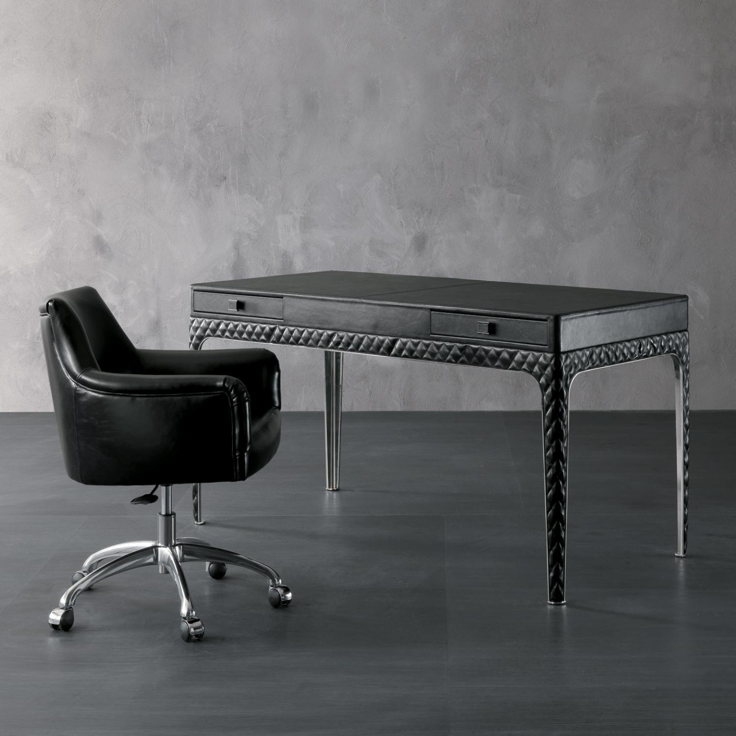 The table in the leather Coline, Rugiano - Luxury furniture MR