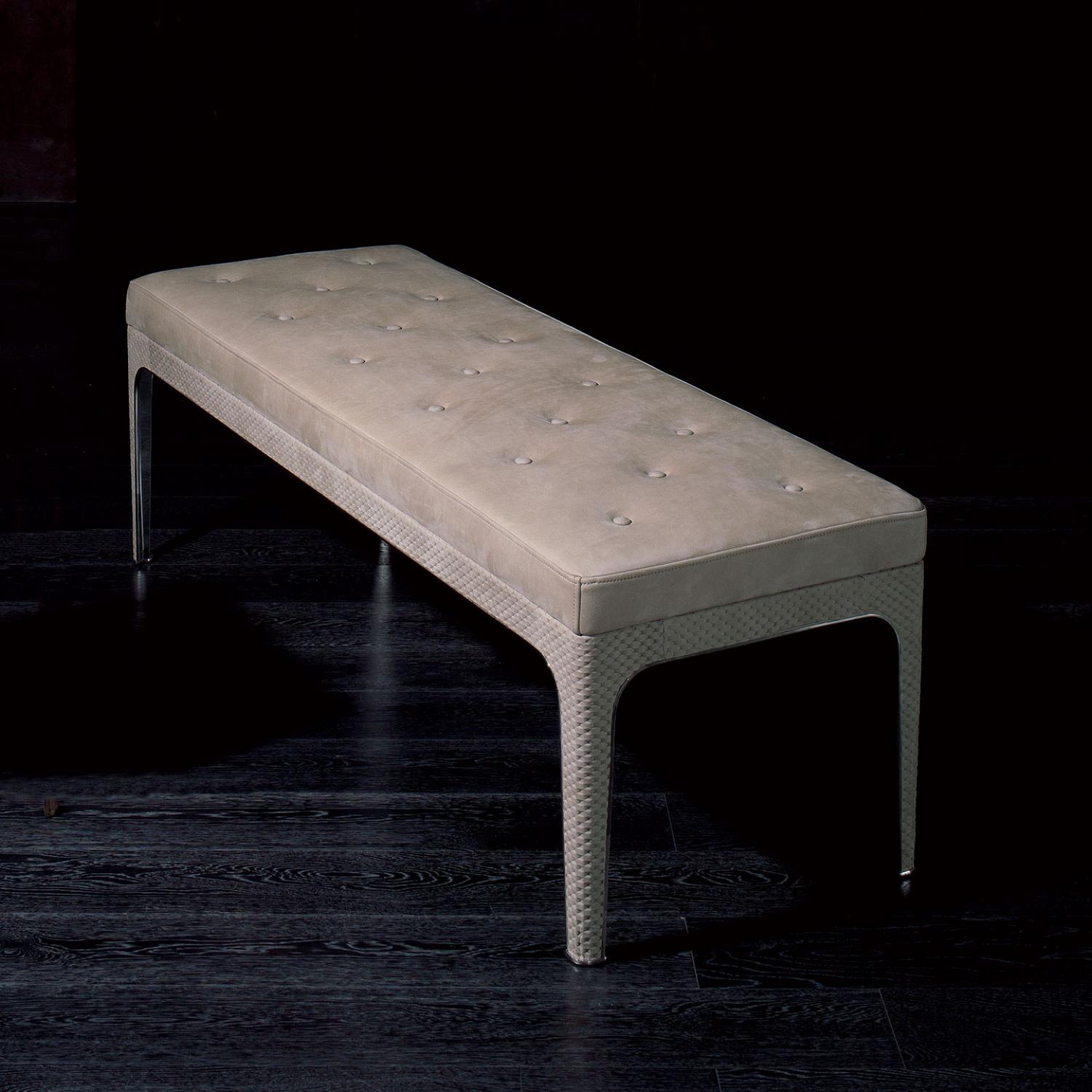 Bench with metal legs Adam, Rugiano - Luxury furniture MR