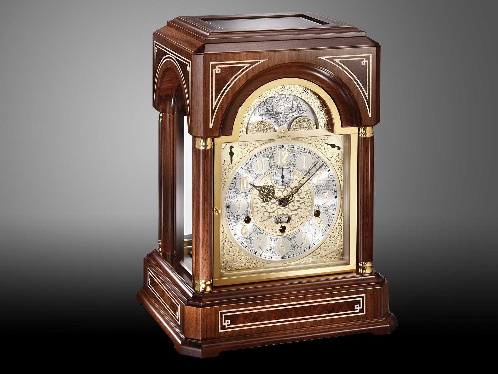 Table clock with wooden frame, Kieninger - Luxury furniture MR