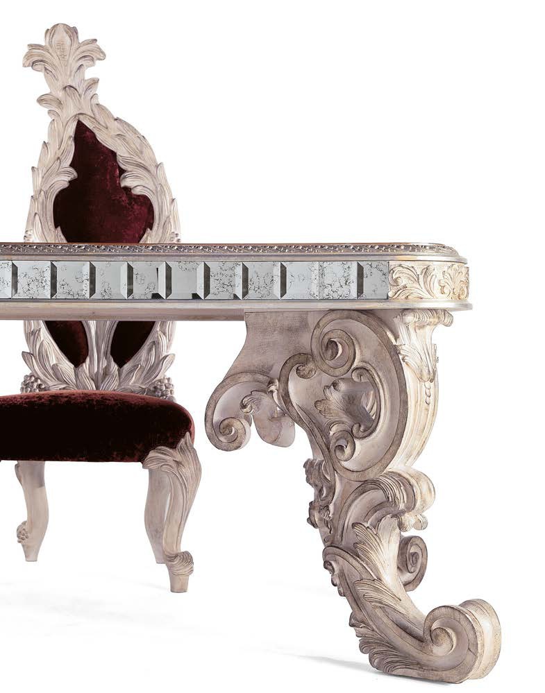 Chair with high backrest in fabric, Jumbo Collection - Luxury furniture MR