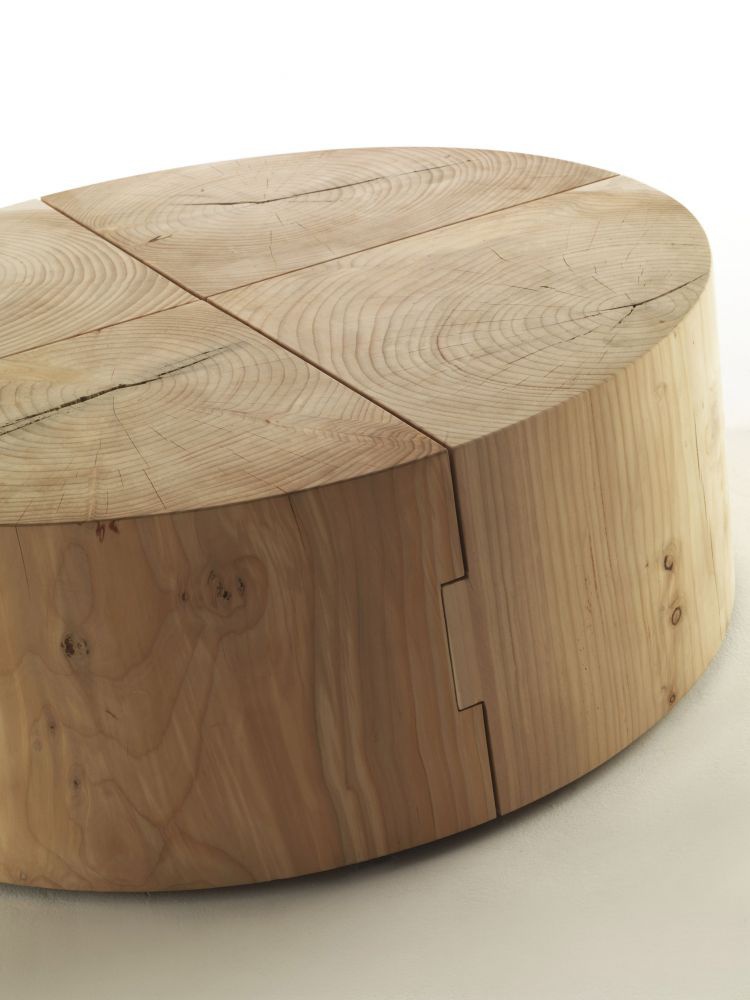 Coffee table made of cedar wood Eco Block, Riva 1920 - Luxury furniture MR