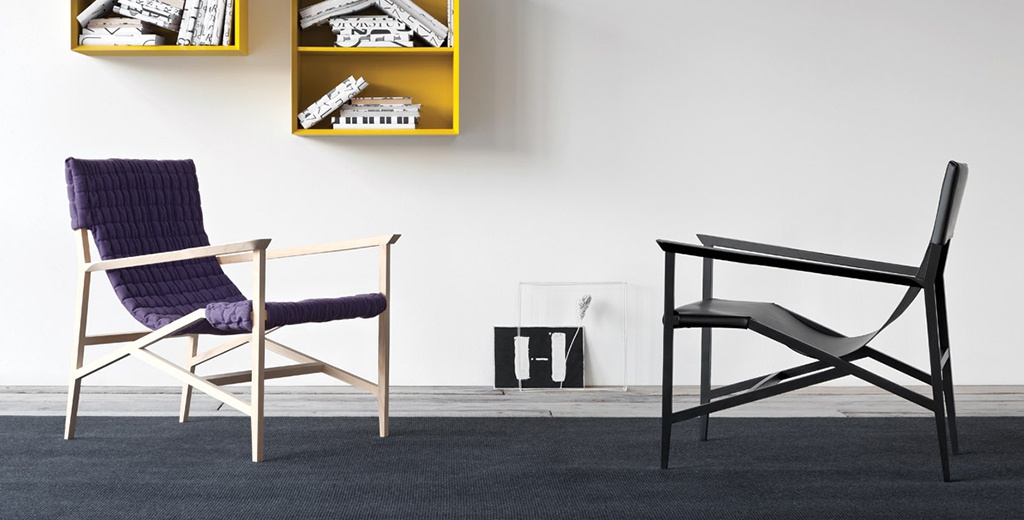 Chair with hard armrests and a wooden frame Isotta, Pianca. - Luxury ...