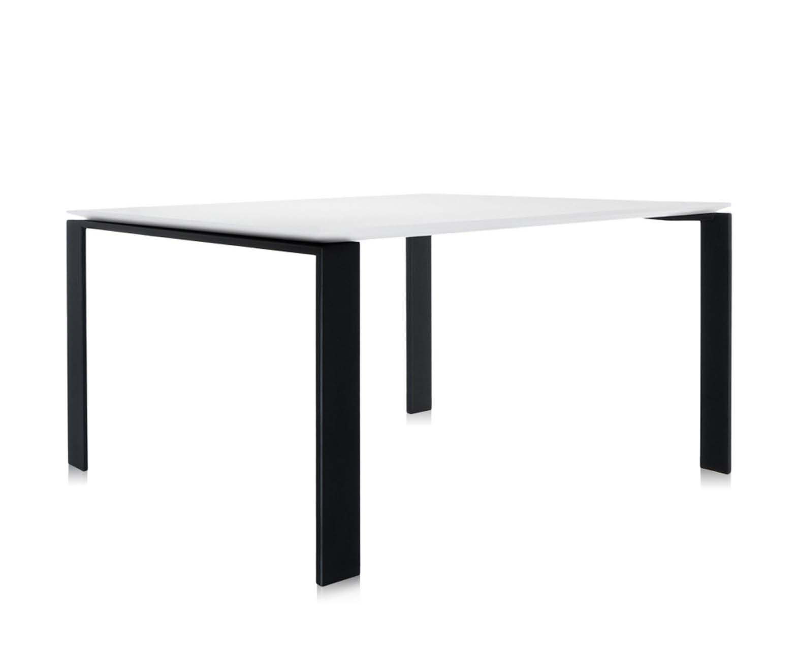 Dining table with Four metal legs, Kartell - Luxury furniture MR