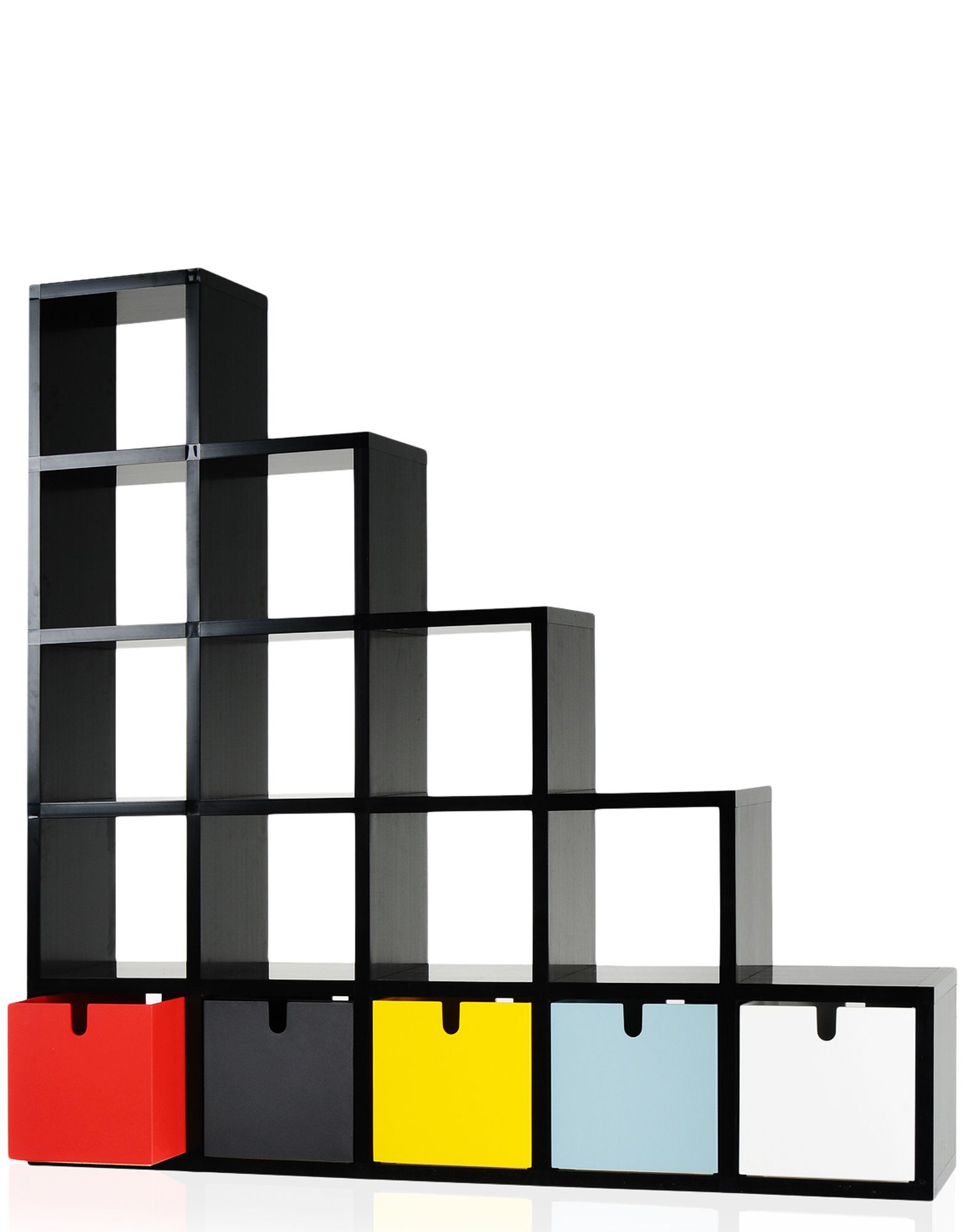 The bookcase fashioned from plastic Polvara, Kartell - Luxury furniture MR