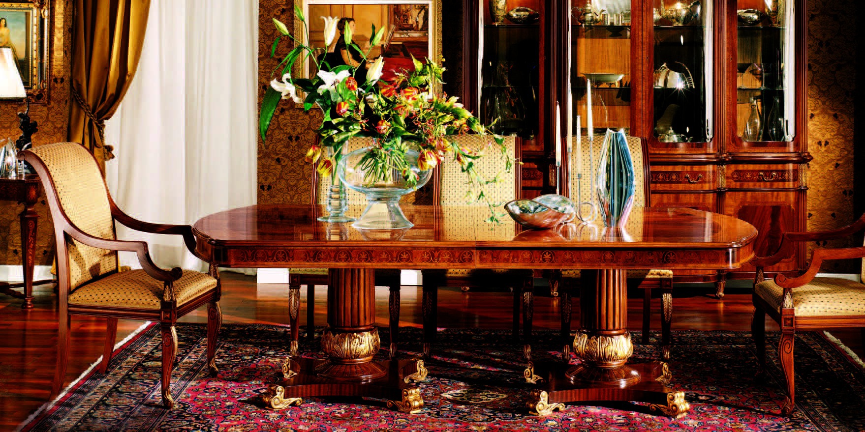 Dining folding table wood, Armando Rho - Luxury furniture MR