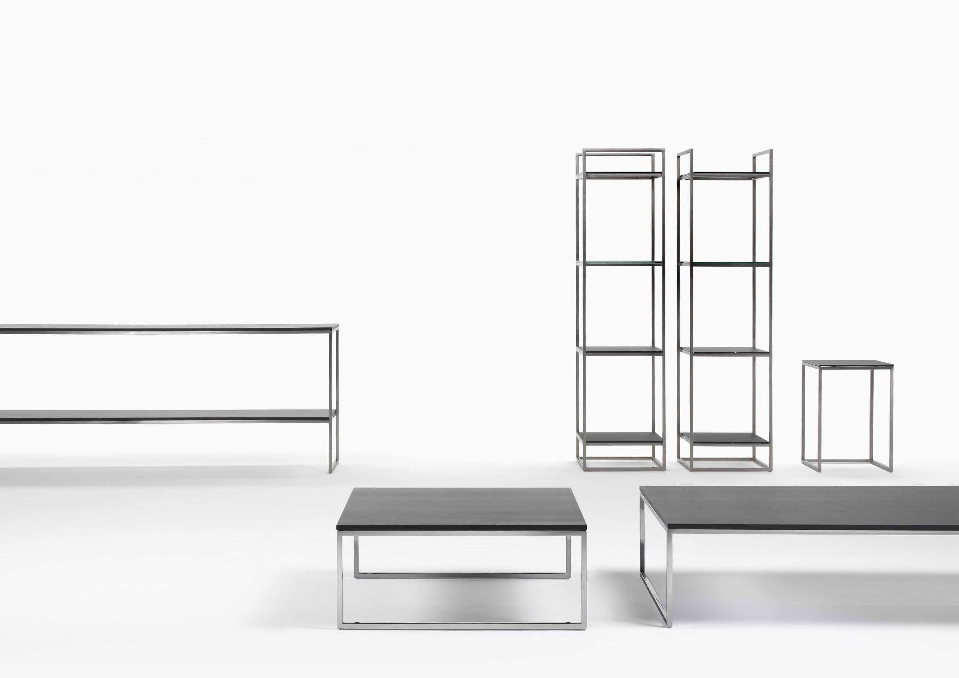 Coffee table on a metal frame Frame, Giulio Marelli - Luxury furniture MR