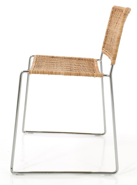 Stackable chair with legs-runners, Spindle - Porro - Luxury furniture MR