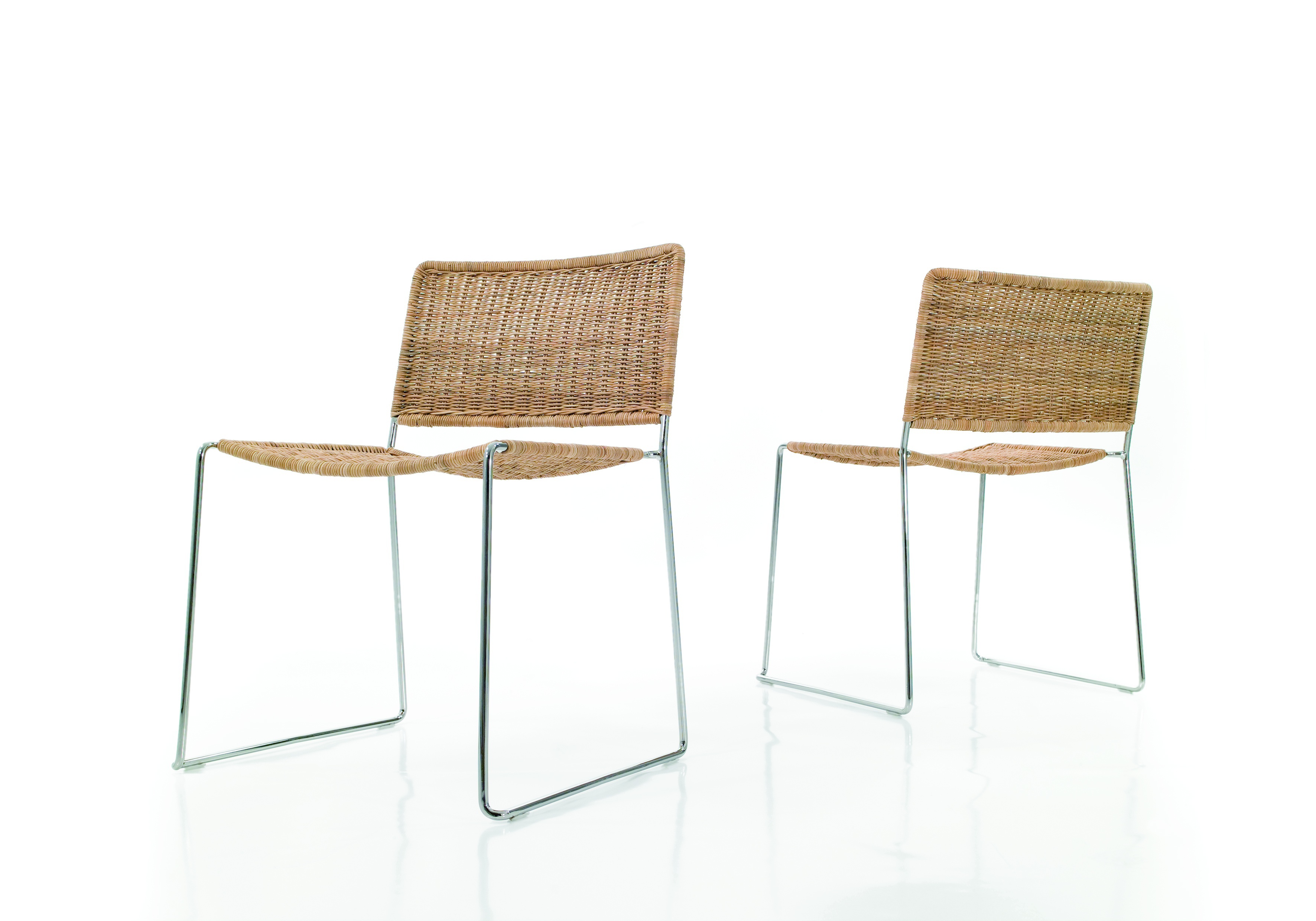 Stackable chair with legs-runners, Spindle - Porro - Luxury furniture MR