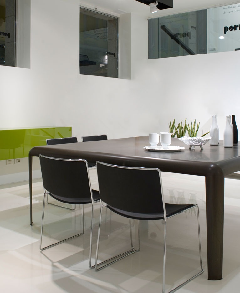 Stackable chair with legs-runners, Spindle - Porro - Luxury furniture MR