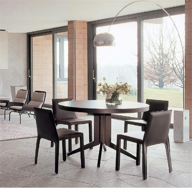 Dining table with round top, Bryant tavolino - Porada - Luxury furniture MR