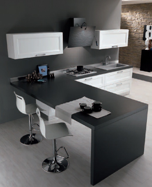 Kitchen (kitchen) from MDF with a table top of MDF or stone Merano ...