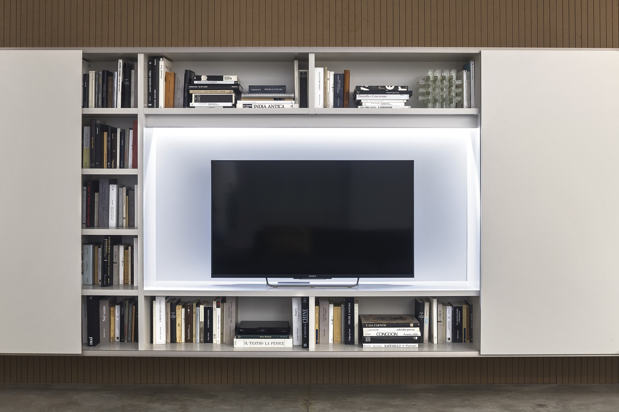 Module for TV natural wood Porta TV, Novamobili - Luxury furniture MR