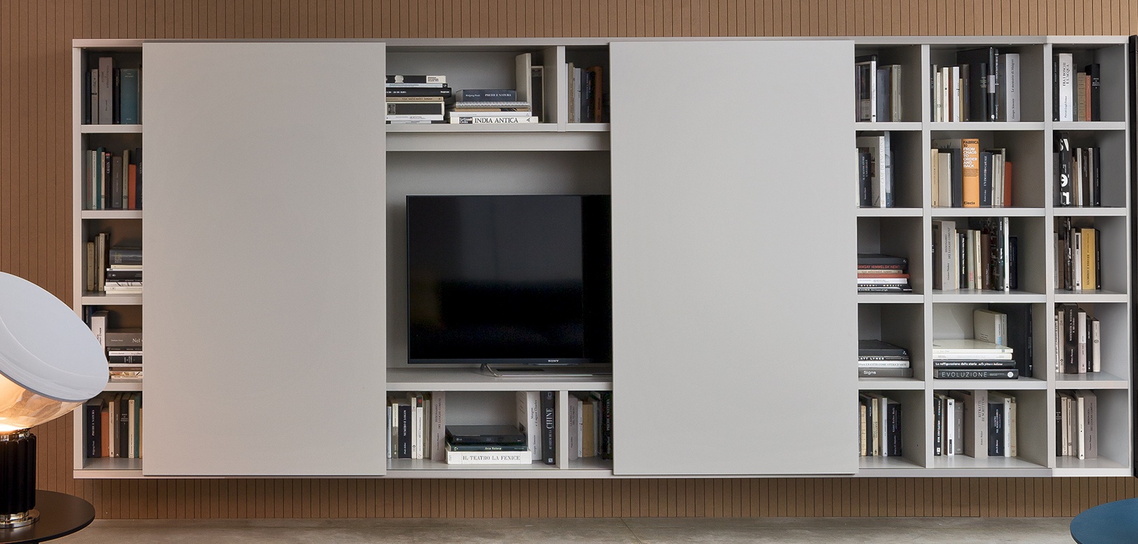 Module for TV natural wood Porta TV, Novamobili - Luxury furniture MR