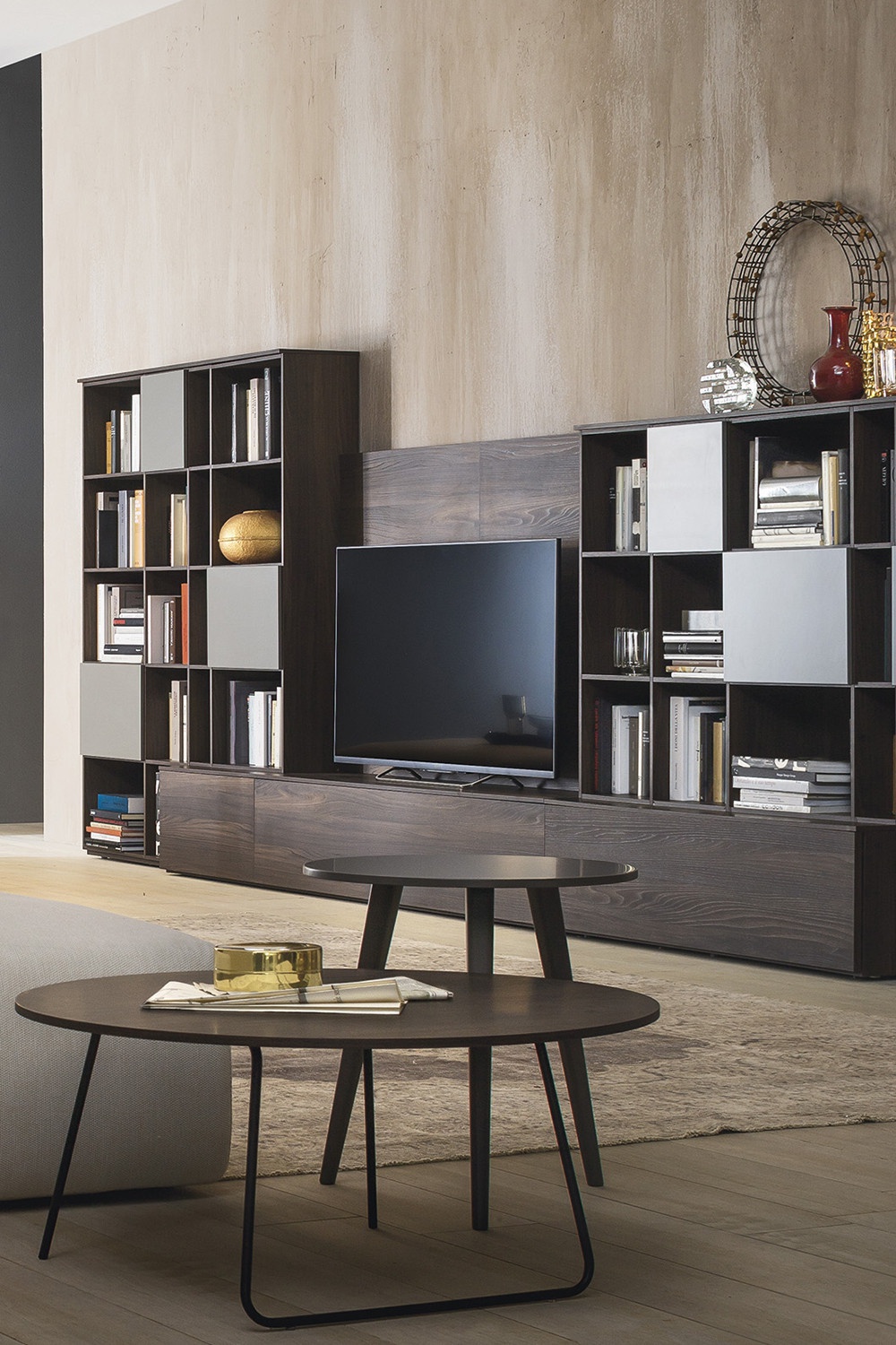Module for TV natural wood Boiserie, Novamobili - Luxury furniture MR