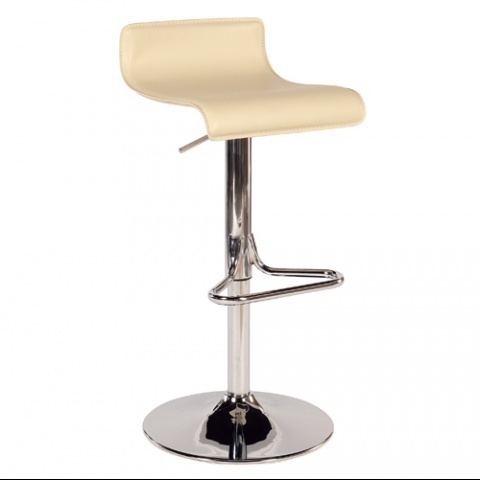 Bobo bar stool with metal frame, leather upholstery, Stosa - Luxury ...