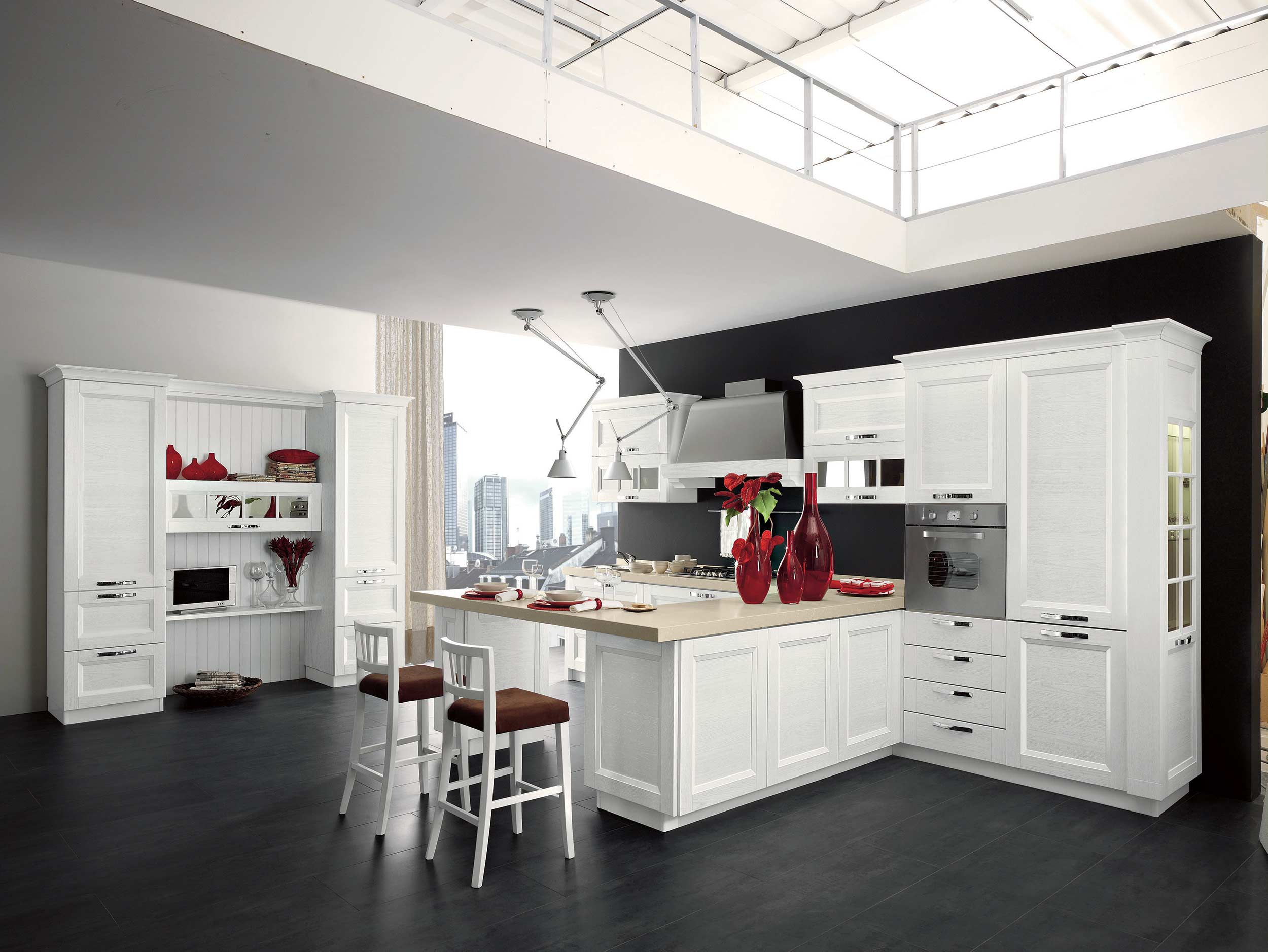 Kitchen (kitchen set) Beverly wood, Stosa - Luxury furniture MR
